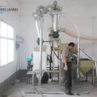 China Automatic Wheat Flour Mill Machine Double Circular Sieve Oat Coarse Grains Milling Equipment for sale