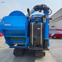China High Efficiency Combine Harvester Wheat Rice Corn Harvesting Machine With Grain Storage Tank for sale