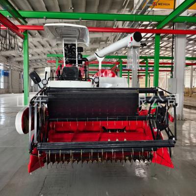China Large Power Multifunctional Combine Harvester Suitable For Rice Wheat Corn With Grain Tank for sale