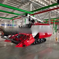 China Large Power Multifunctional Combine Harvester Suitable For Rice Wheat Corn With Grain Tank for sale
