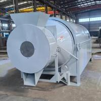 China Stainless Steel Electric Heating Rotary Drum Dryer For Copper Granule Sand Ore Powder Sawdust Drying Machine for sale