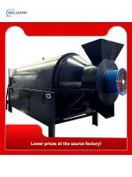 China Stainless Steel Electric Heating Rotary Drum Dryer For Copper Granule Sand Ore Powder Sawdust Drying Machine for sale