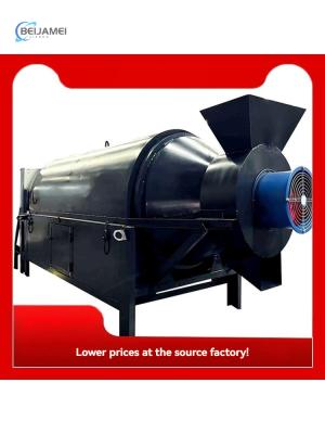 China Electric Heating Rotary Drum Dryer Stainless Steel Multifunctional Dryer For Copper Granule Sand Sawdust Ore Powder for sale