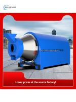 China Stainless Steel Electric Heating Rotary Drum Dryer For Copper Granule Sand Ore Powder Sawdust Drying Machine for sale