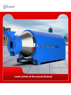 China Industrial Multifunctional Rotary Dryer Electric Heating Stainless Steel Drum Dryer For Sand Sawdust Ore Powder for sale