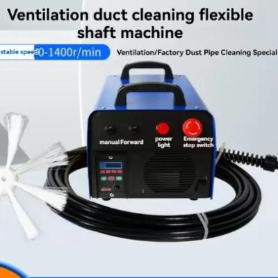 China 15m Flexible Shaft Duct Cleaning Machine Industrial Ventilation Duct Cleaner Central Air Conditioning Cleaning Equipment for sale