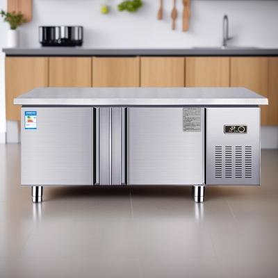 China -20 ℃ Freezer Fan Commercial Refrigeration Workbench, Fresh-keeping Freezer Operating Table for sale