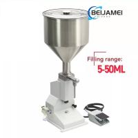 China Hand pressed paste liquid filling machine quantitative filling machine for sale