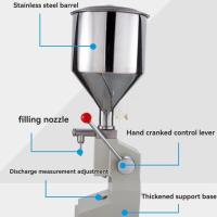 China Small hand pressure filling machine, solid beverage quantitative filling machine for sale