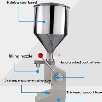 China Small hand pressure filling machine, solid beverage quantitative filling machine for sale