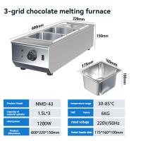 China Commercial chocolate melting furnace, water-resistant chocolate melting pot, insulated pot for sale
