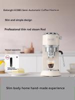 China Semi Automatic Italian Coffee Machine Stainless Steel Milk Frother (apricot Color) for sale