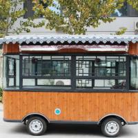 China Mobile Food and Fast Food Cart Multi-Functional Snack Cart Scenic Area Mobile Breakfast Milk Tea Cold Drinks Barbecue for sale