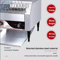 China 220V Heavy Duty Restaurant & Bakery Sandwich Grill Electric Commercial Conveyor Belt Toaster for Sale for sale