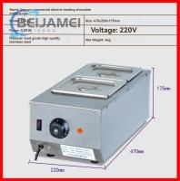 China EH-22 Electric Two Pot Chocolate Oven with Constant Temperature Chocolate Melting Furnace for Commercial Use for sale