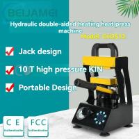 China Colorking CH2512 Manual Flatbed Heat Press Machine 10 Tons Hydraulic Double Heating for Garment Printing for sale