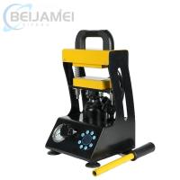 China CH2512 Manual Flatbed Heat Press Machine 10 Tons Hydraulic Double Heating 110V/220V for Garment and Cap Printing for sale