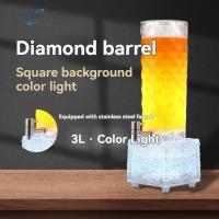 China Popular 2L 3L LED Food Grade Cold Tabletop Beer Whiskey Beverage Dispenser for Parties and Bars for sale