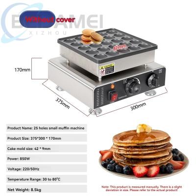 China 25PCS Nonstick Dutch Pancake Maker Machine Waffle Dorayaki Baker Electric Mini Pancake Maker for sale