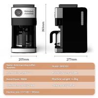 China Office Freshly Ground Beans Brewing Black American Coffee Machine for sale