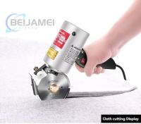 China Automatic Electric Motor Clothing Scissors Cloth Cutter Fabric Cutting Machine Leather Fabric Paper Handheld Cutting Machine for sale