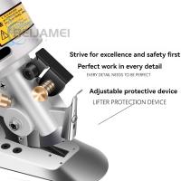 China Automatic Electric Motor Clothing Scissors Cloth Cutter Fabric Cutting Machine Leather Fabric Paper Handheld Cutting Machine for sale