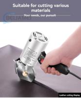 China Clothing Electric Scissors Cloth Cutter Fabric Cutting Machine Leather, Fabric, Paper, Handheld Cutting Machine for sale
