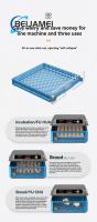 China Fully Automatic Intelligent Chicken Seedling Duck Goose Incubator, Small Household Automatic Incubator for sale
