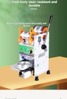 China Milk Tea , Snack Shop, Commercial 95/90 Manual Cup Sealing Machine, Hot and Cold Beverage Paper Cup, Plastic Cup Sealing Machine for sale