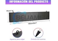 China Waterproof Wall Mounted High-quality Red Diode Display Screen for Mobile Phone Control and Word Changing for sale