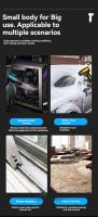 China Rechargeable Handheld Fan for Dust and Water Blowing, Turbine Powered Violent Fan, Portable Dust Removal Device for sale