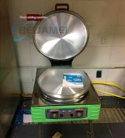 China Commercial Automatic Double-sided Electric Pancake Holder  Vertical Large Electric Heating Holder for sale