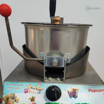 China Popcorn Gas Small Jar Gas Cartridge Balloon Butterfly Shaped Fully Automatic Stirring Commercial Popcorn Machine for sale