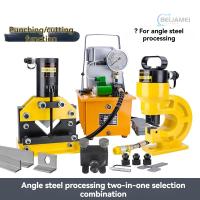China Hydraulic Electric Punching Machine Angle Steel Channel Steel Punching Machine Cutter Angle Iron for sale