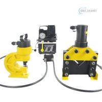 China Hydraulic Electric Punching Machine Angle Steel Channel Steel Punching Machine Cutter Angle Iron for sale