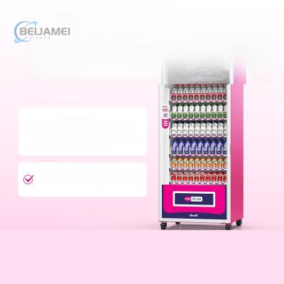 China 24-hour Unmanned Vending Machine for Beverages and Snacks, Commercial Refrigeration Self-service Vending Machine for sale