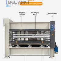 China Fully Automatic Multifunctional Multi-layer Veneer Hot Press Machine Aluminum Honeycomb Panel Composite Door for sale
