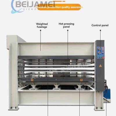 China Fully Automatic Multifunctional Multi-layer Veneer Hot Press Machine Aluminum Honeycomb Panel Composite Door for sale