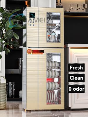 China Household Vertical Large Capacity Non Draining Stainless Steel Kitchen, High-temperature Restaurant Disinfection Cabinet for sale