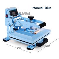 China Push Pull Flat Hot Stamping Machine T-shirt Clothing DIY Hot Press Machine 23 * 30 for sale
