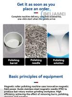 China Magnetic Polishing Machine, Metal, Stainless Steel, Copper, Aluminum, Precision Parts, Stamping Parts, Abnormal Parts for sale