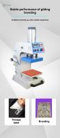 China Clothing Hot Stamping Machine, Small Pneumatic Hot Transfer Printing Machine, T-shirt Clothing Hot Stamping Drill for sale