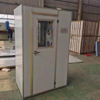 China Single Blowing Stainless Steel air Shower Room Interlock Factory Cleanroom air Shower Door, Cargo Shower Room Channel for sale