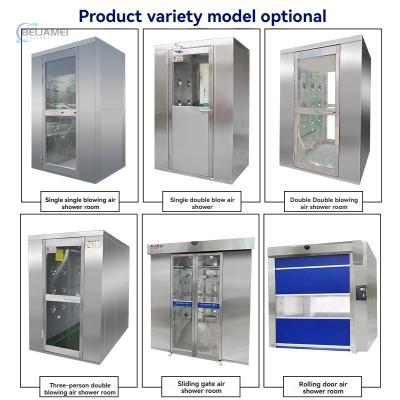 China 304 Stainless Steel air Shower Room for Food Factories, Dust-free Workshops, air Shower Doors, and Cargo Shower Passages for sale