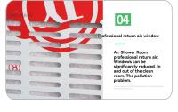China 304 Stainless Steel air Shower Room for Food Factories, Dust-free Workshops, air Shower Doors, and Cargo Shower Passages for sale