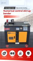 China Steel bar Bending Machine, Hydraulic Hoop Machine, Ring Machine, Thread High-precision Adjustment Bending Machine for sale