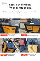 China Steel bar Bending Machine, Hydraulic Hoop Machine, Ring Machine, Thread High-precision Adjustment Bending Machine for sale