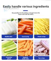 China Commercial Stainless Steel Slicer Is a Magical Tool for Cutting Radish, Cucumber, and French Fries for sale