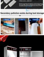 China Commercial UV Knife Disinfection Cabinet, Stainless Steel with Lock, Small Kitchen Knife Cutting Board for sale