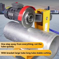 China Electric Hydraulic Pipe Cutting Machine, Stainless Steel Galvanized Iron Round Pipe Cutting Machine for sale
